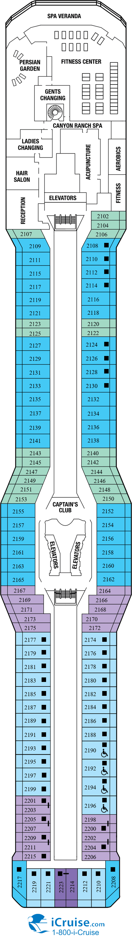 Celebrity Reflection Cabin 2190 - Category S2 - Sky Suite 2190 on ...